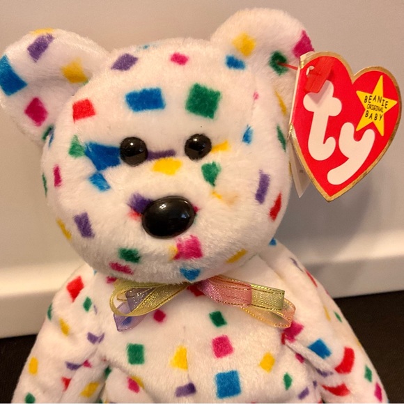 Ty | Toys | Ty 2 K Teddy Bear Confetti Pattern | Poshmark